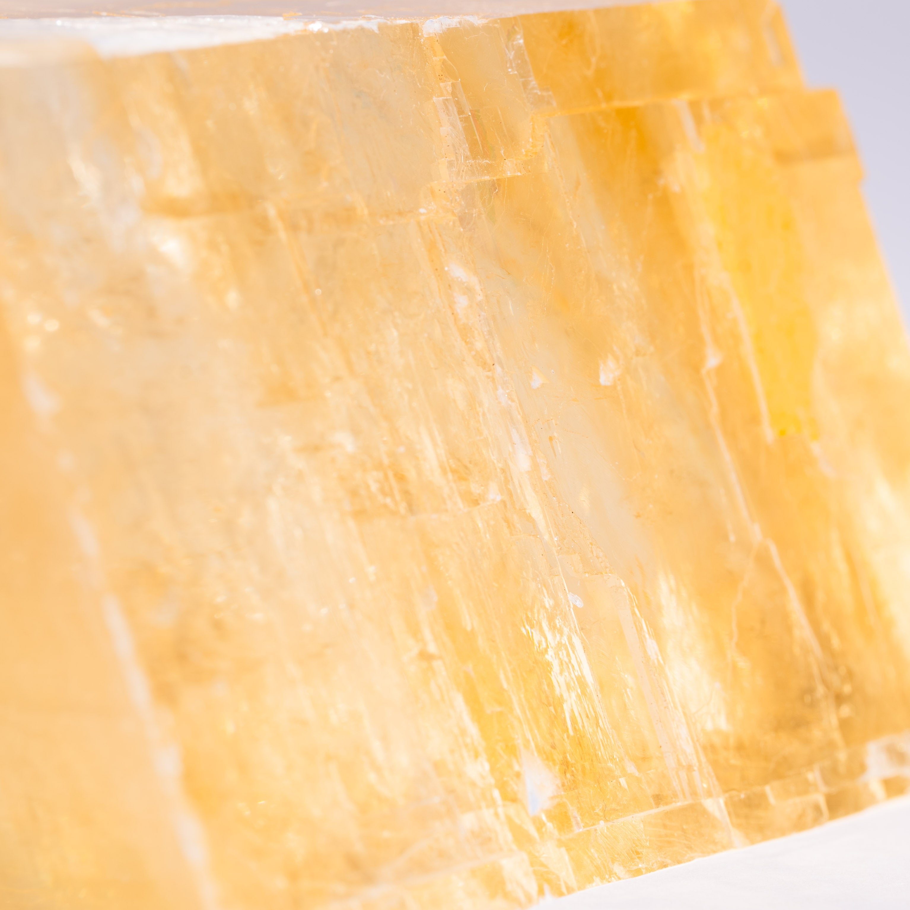 Golden Ray Calcite – Pink Heart Healing