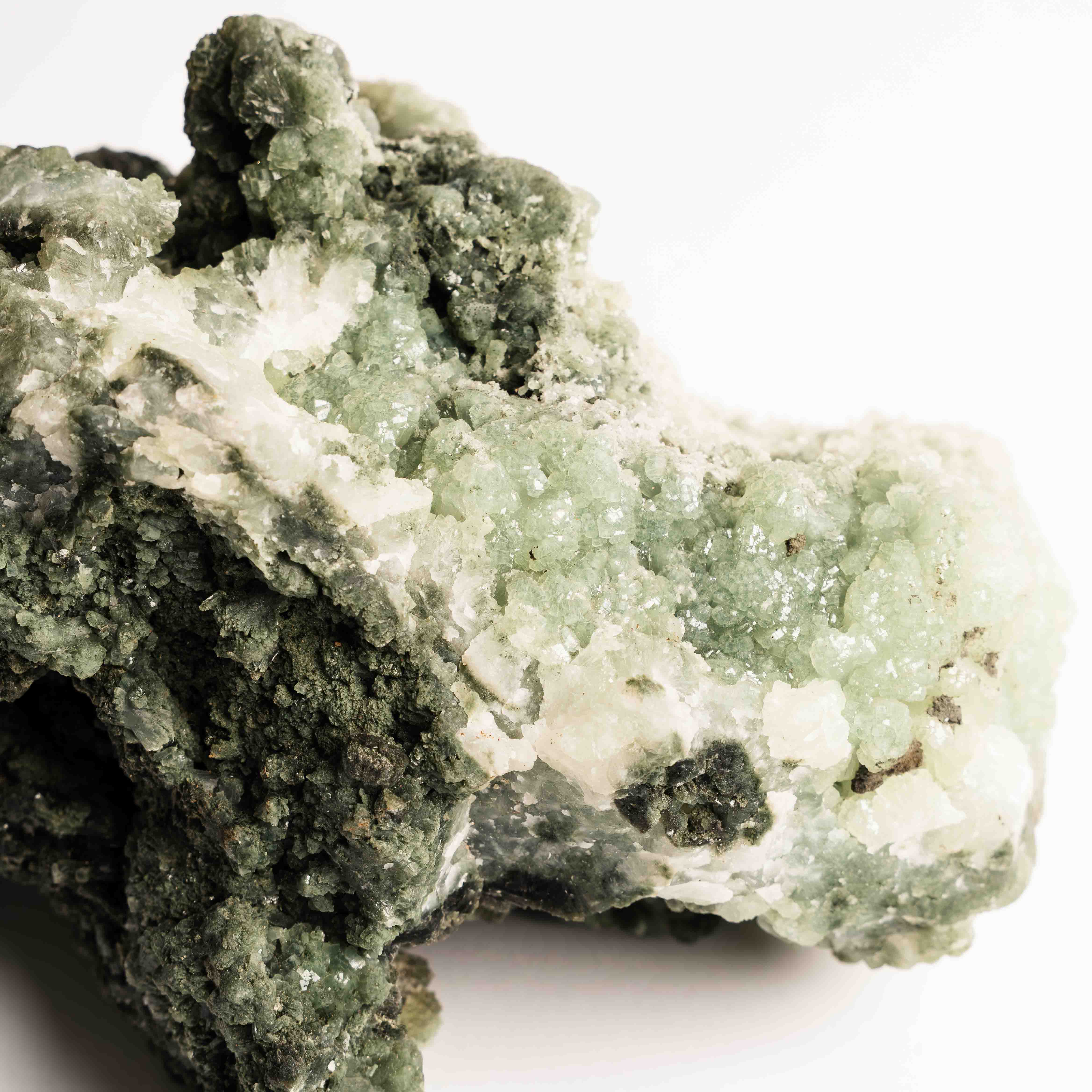 Prehnite with Epidote - Statement Piece – Pink Heart Healing