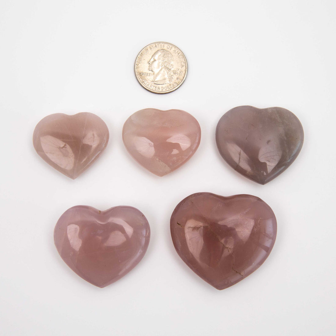 Blue Rose Quartz - Hearts – Pink Heart Healing