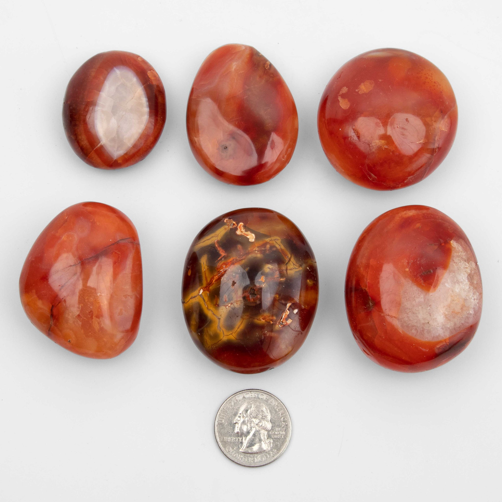 Carnelian - Palms, Dark – Pink Heart Healing