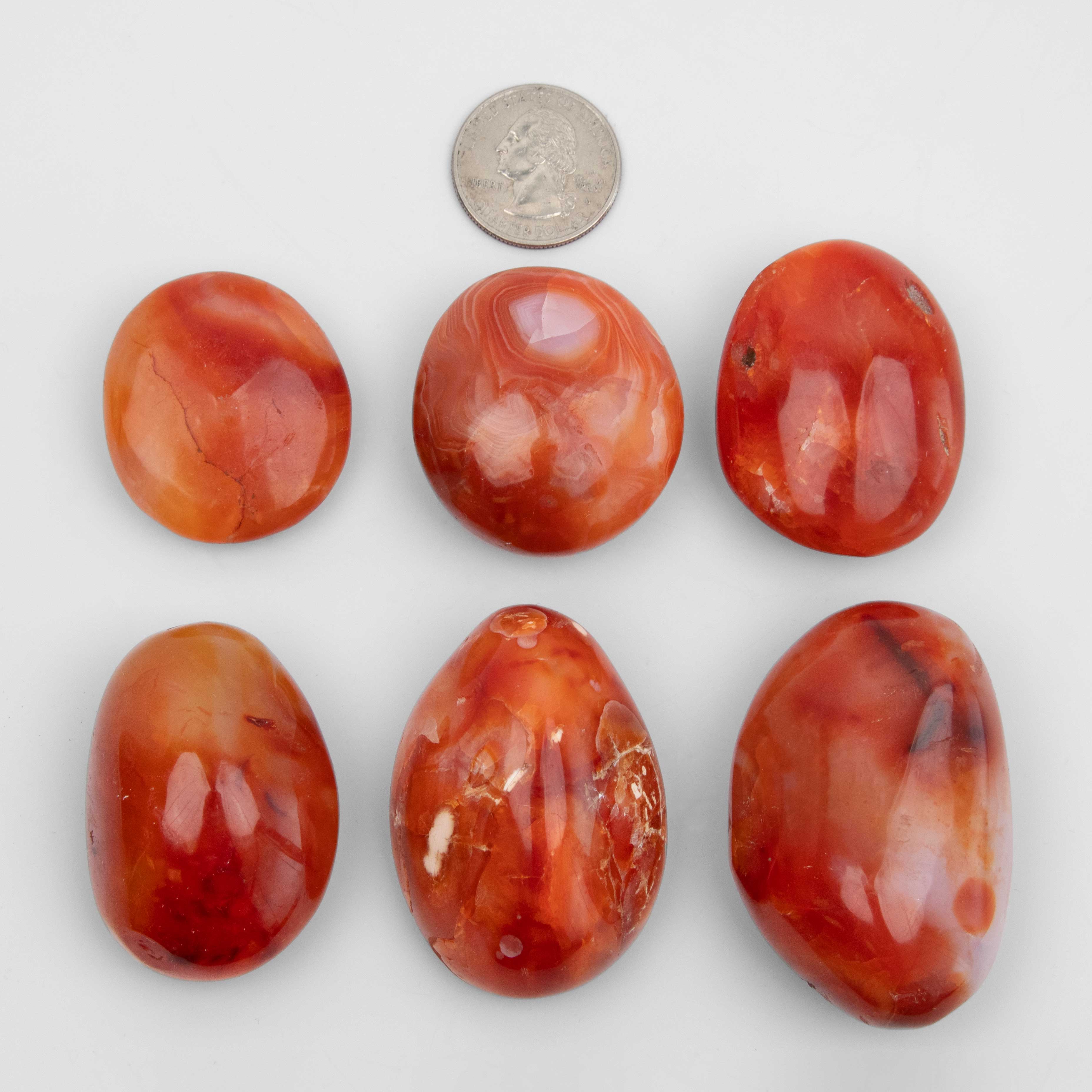 Carnelian - Palms, Light – Pink Heart Healing