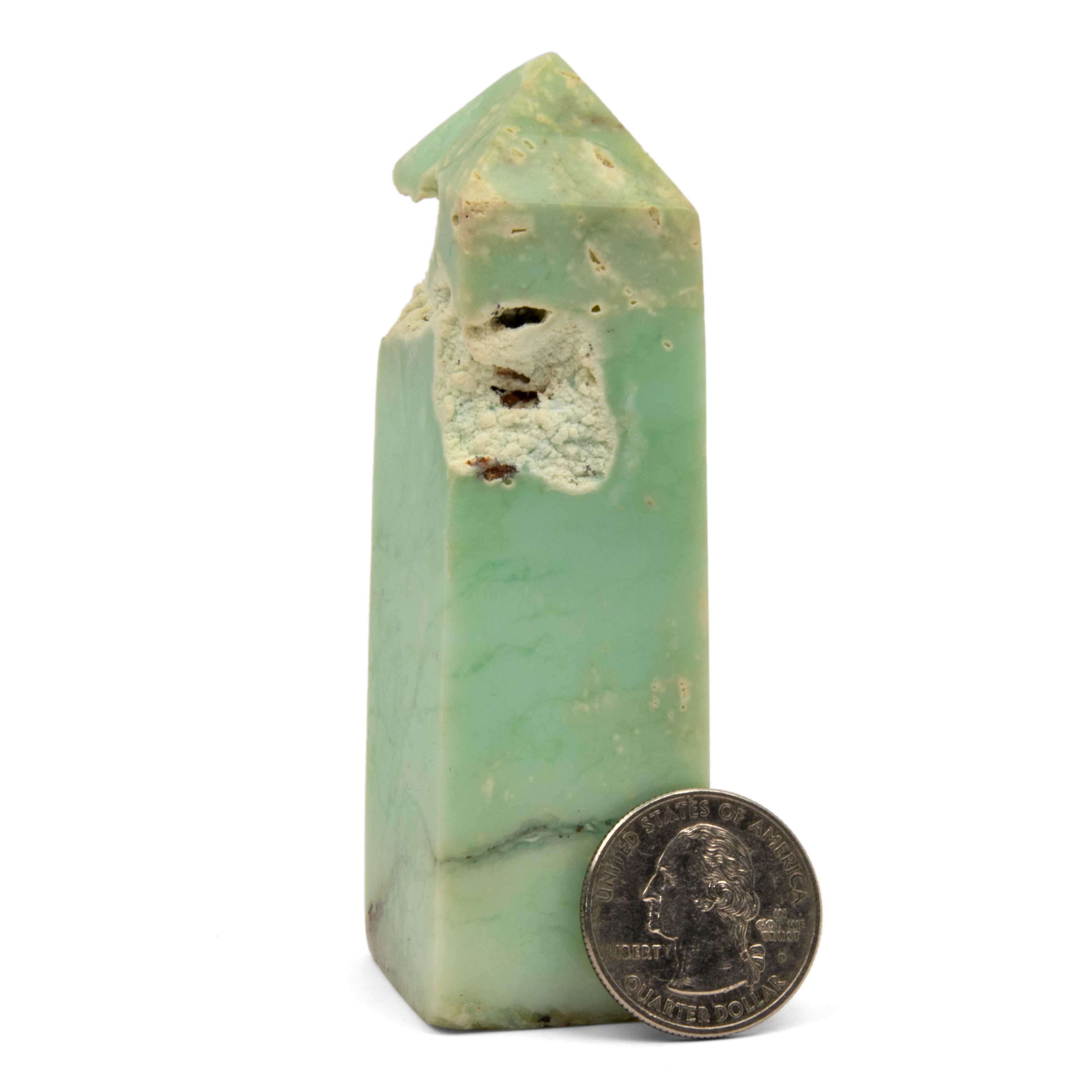 Chrysoprase - Tower – Pink Heart Healing