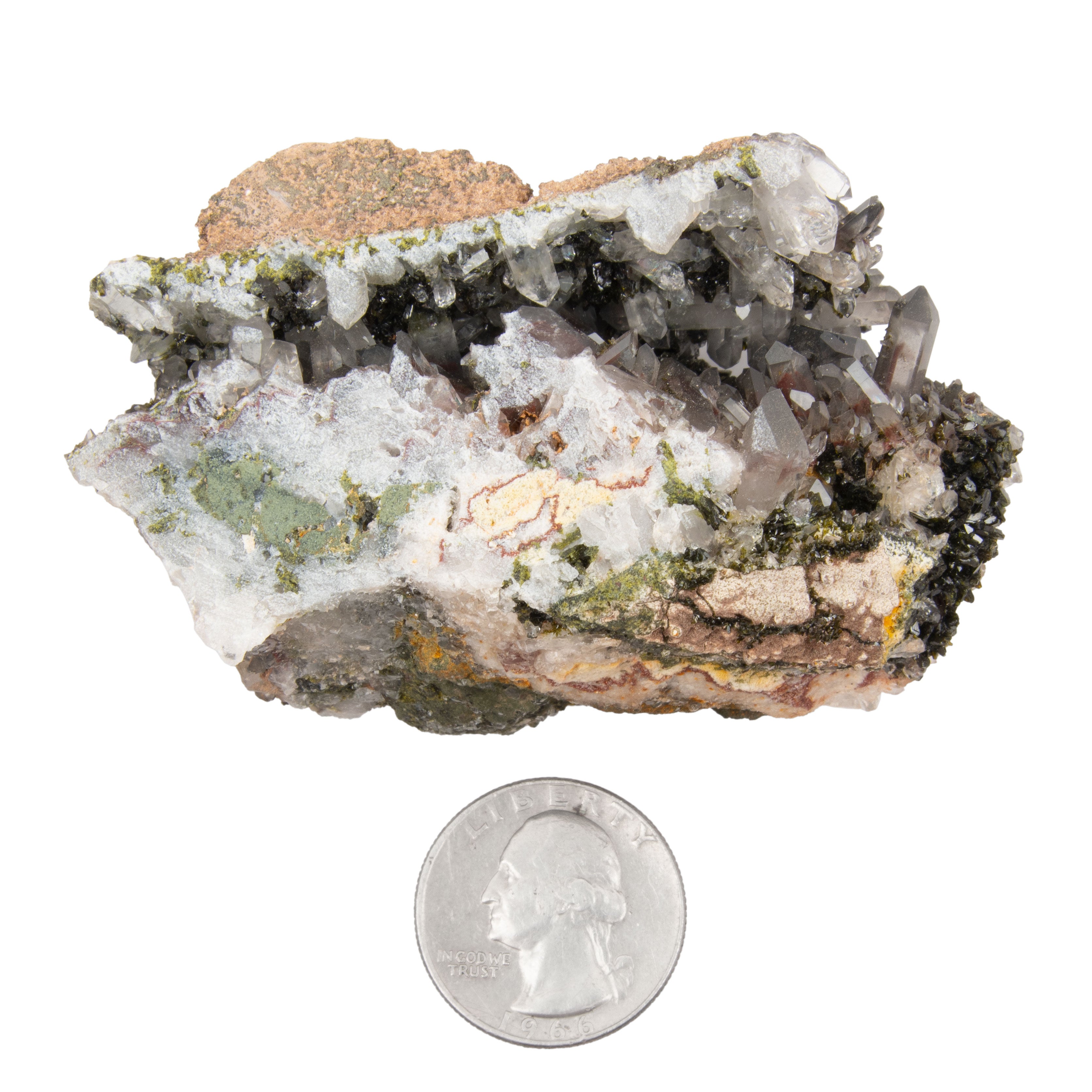 Chinese Epidote Quartz – Pink Heart Healing