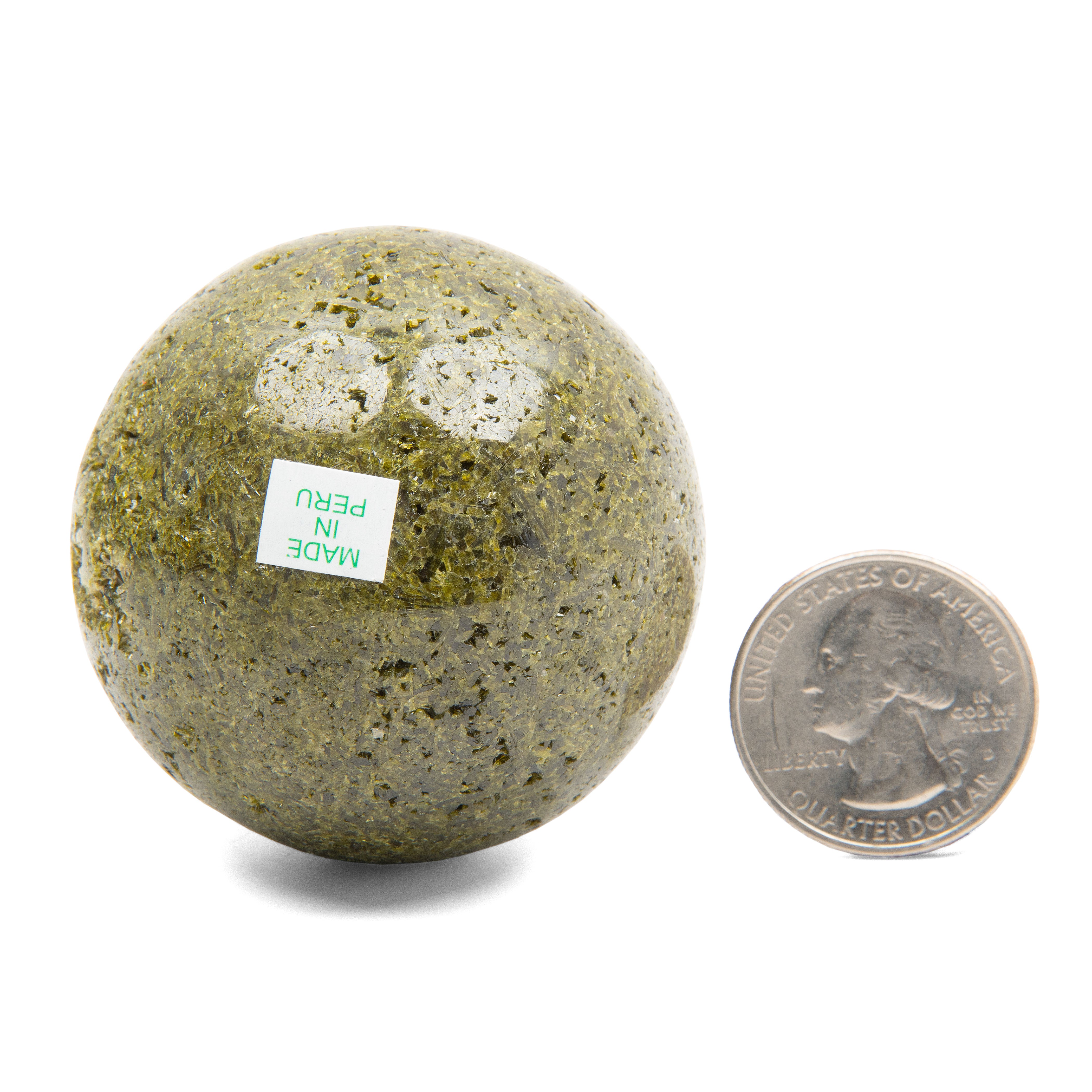 Epidote - Sphere – Pink Heart Healing