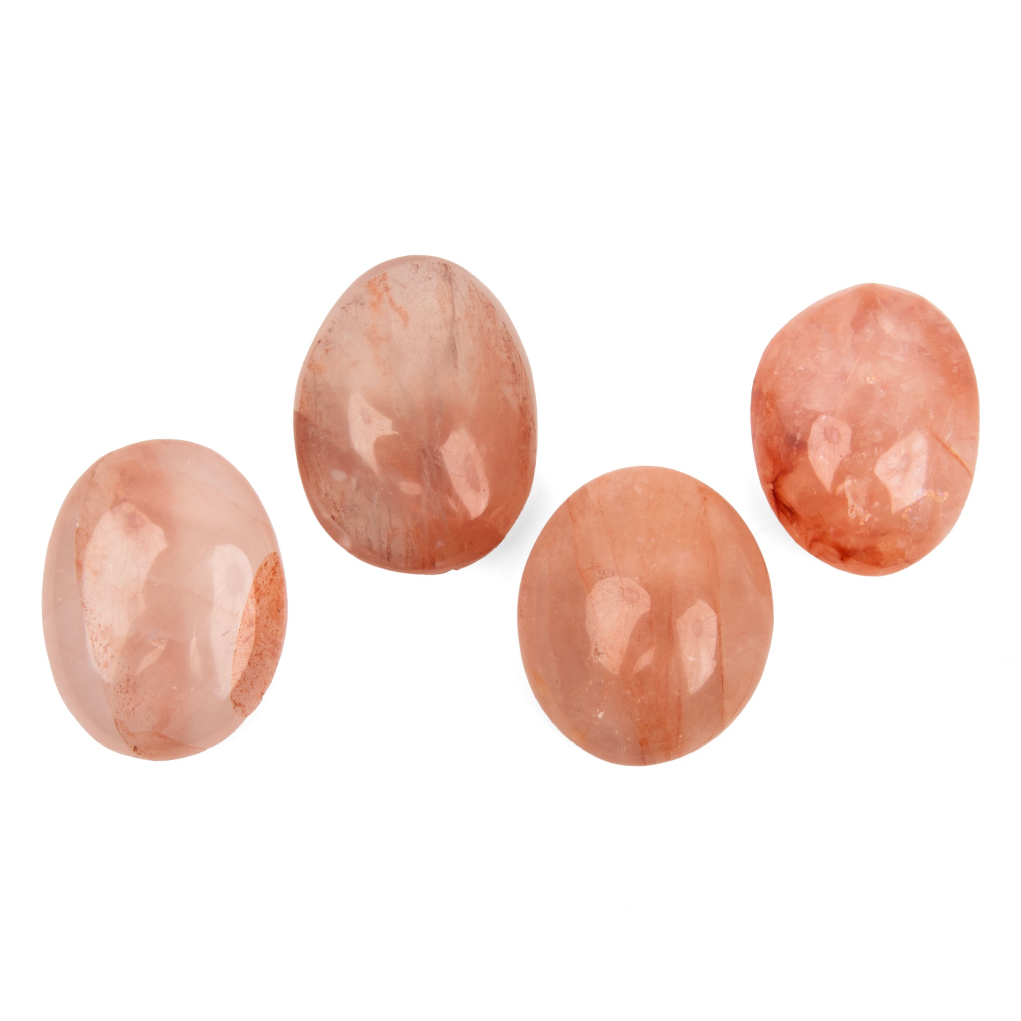 Hematite in Quartz - Palm Stones – Pink Heart Healing