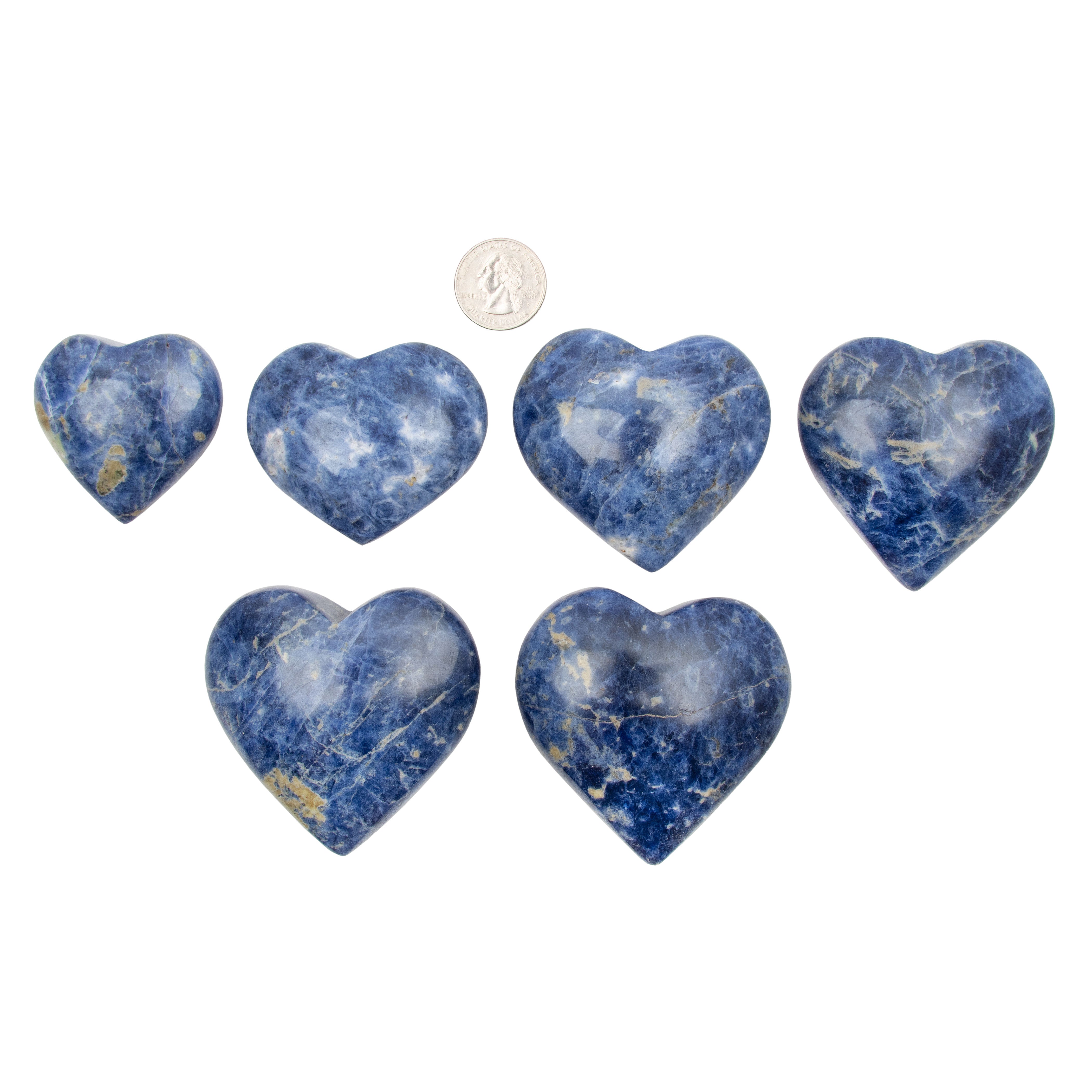 Sodalite - Hearts, Intuitive Picks – Pink Heart Healing