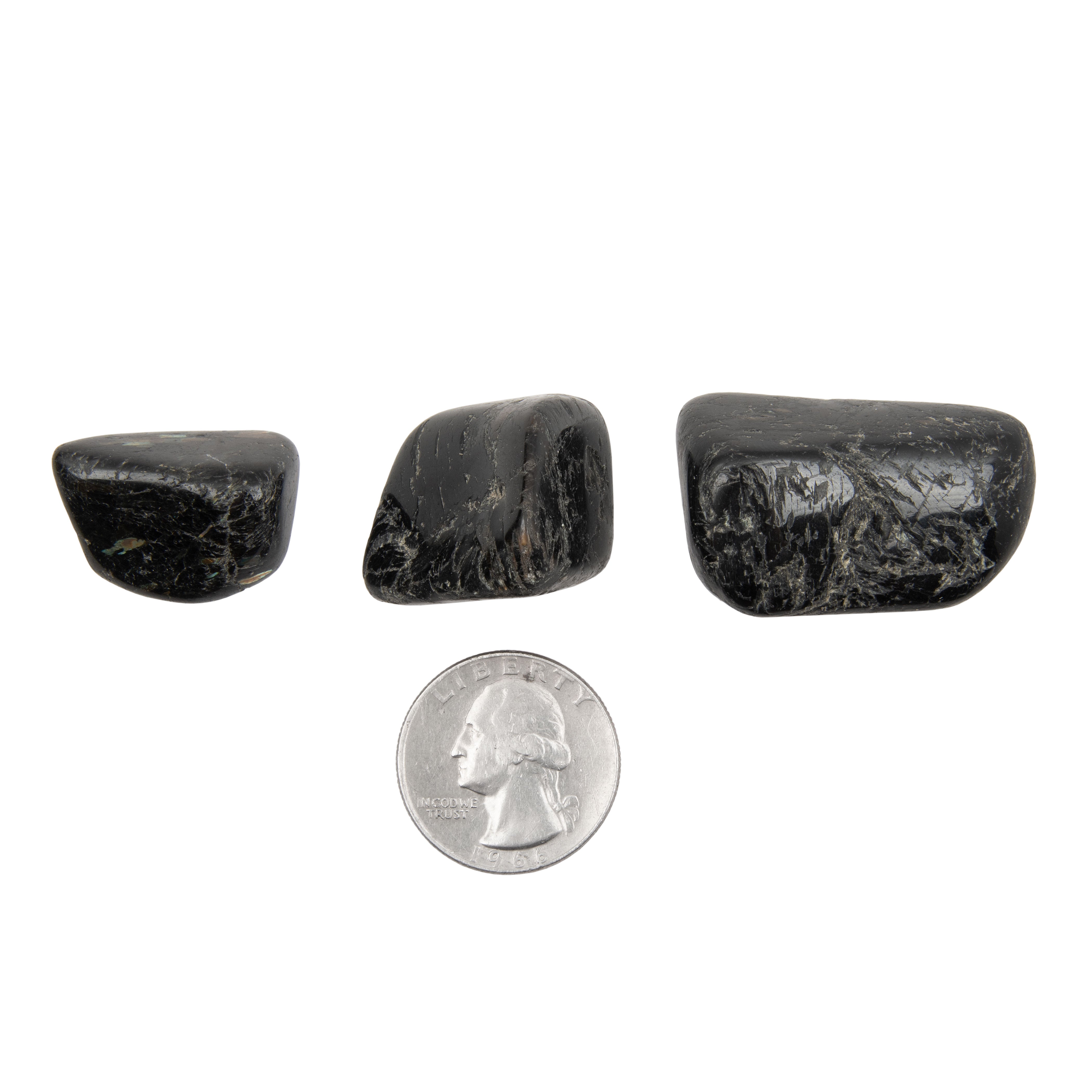 Nuummite - Tumbled Stone(s) – Pink Heart Healing