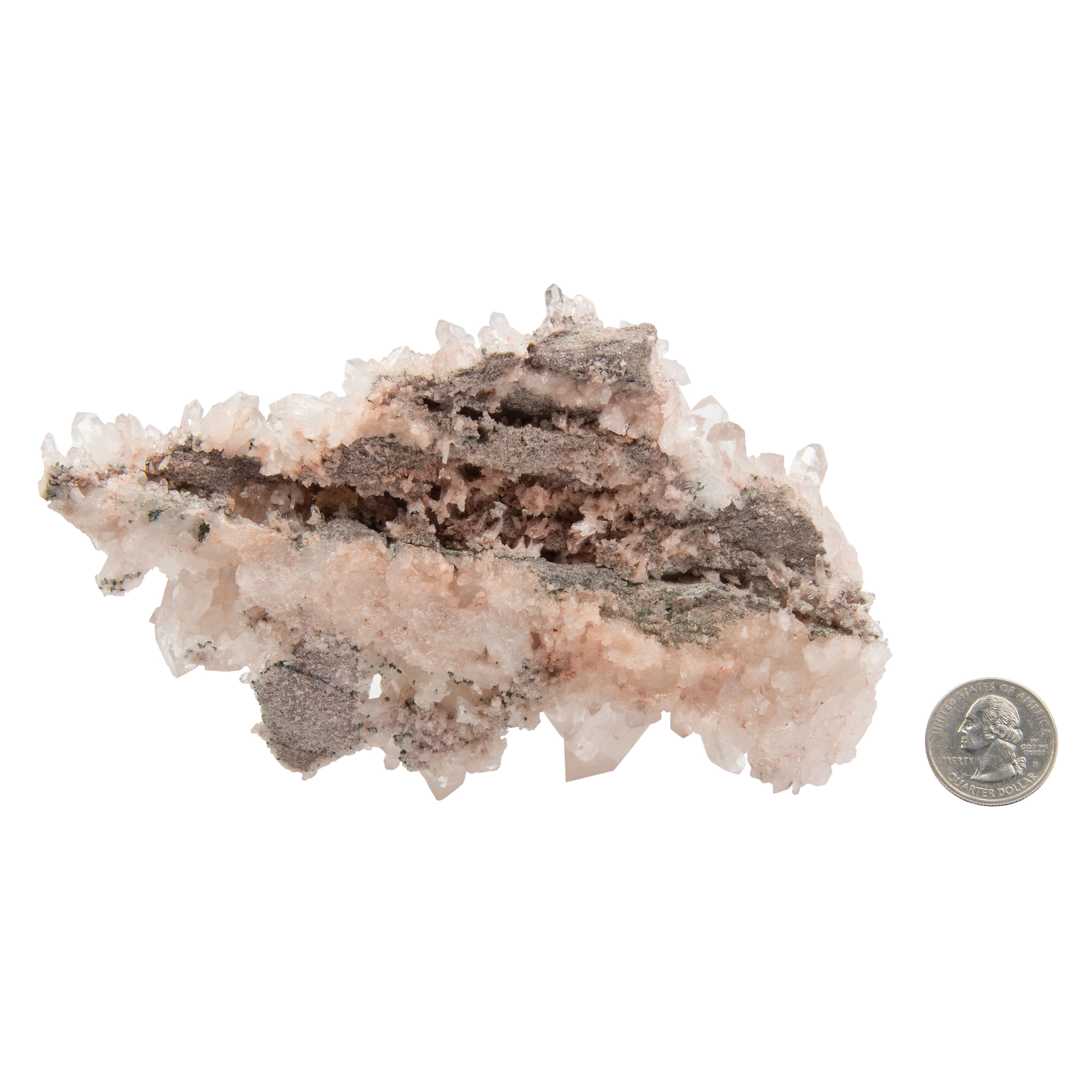 Pink Lemurian Quartz - Cluster with Fadens – Pink Heart Healing