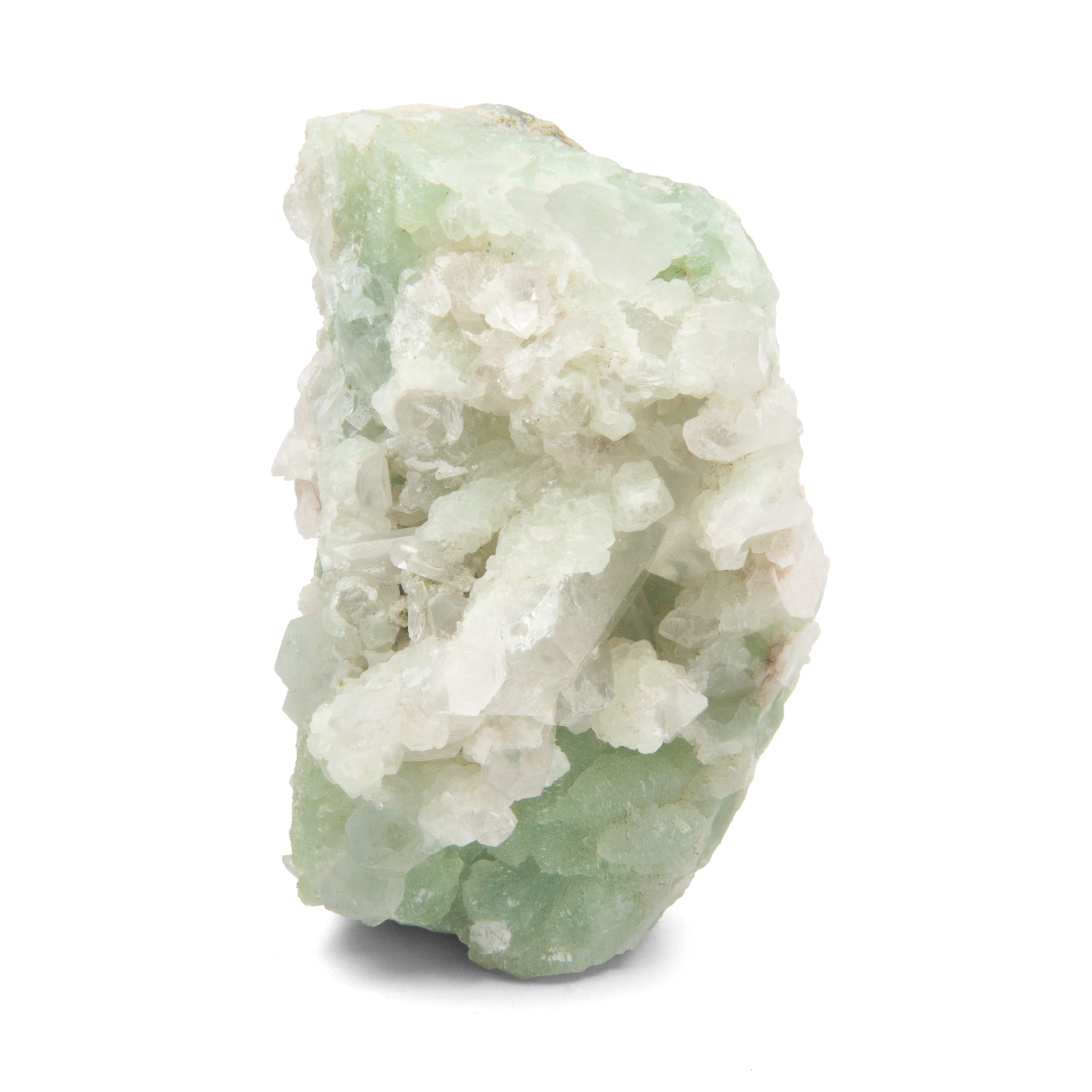 Prehnite - in Quartz Cluster – Pink Heart Healing
