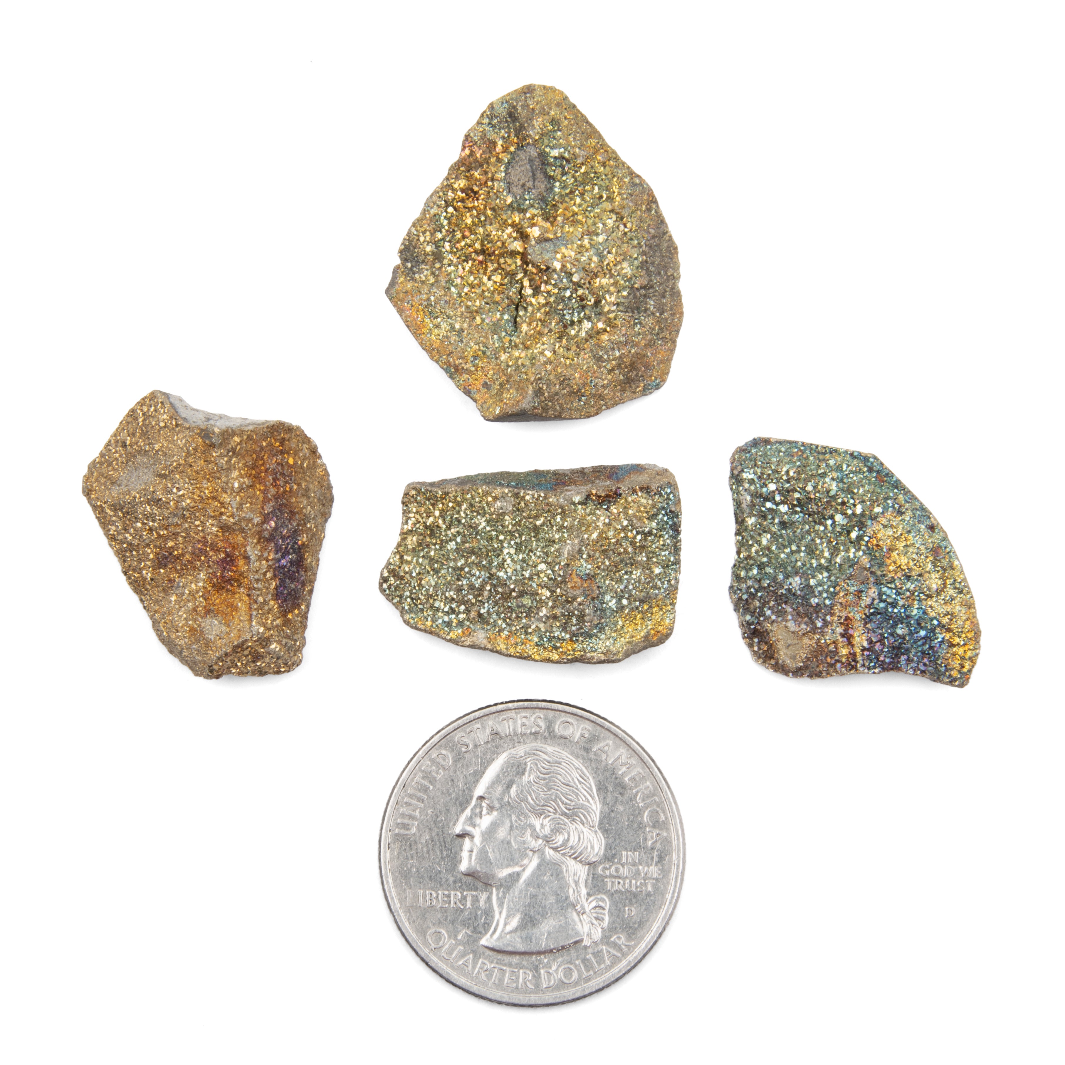 Rainbow Pyrite – Pink Heart Healing