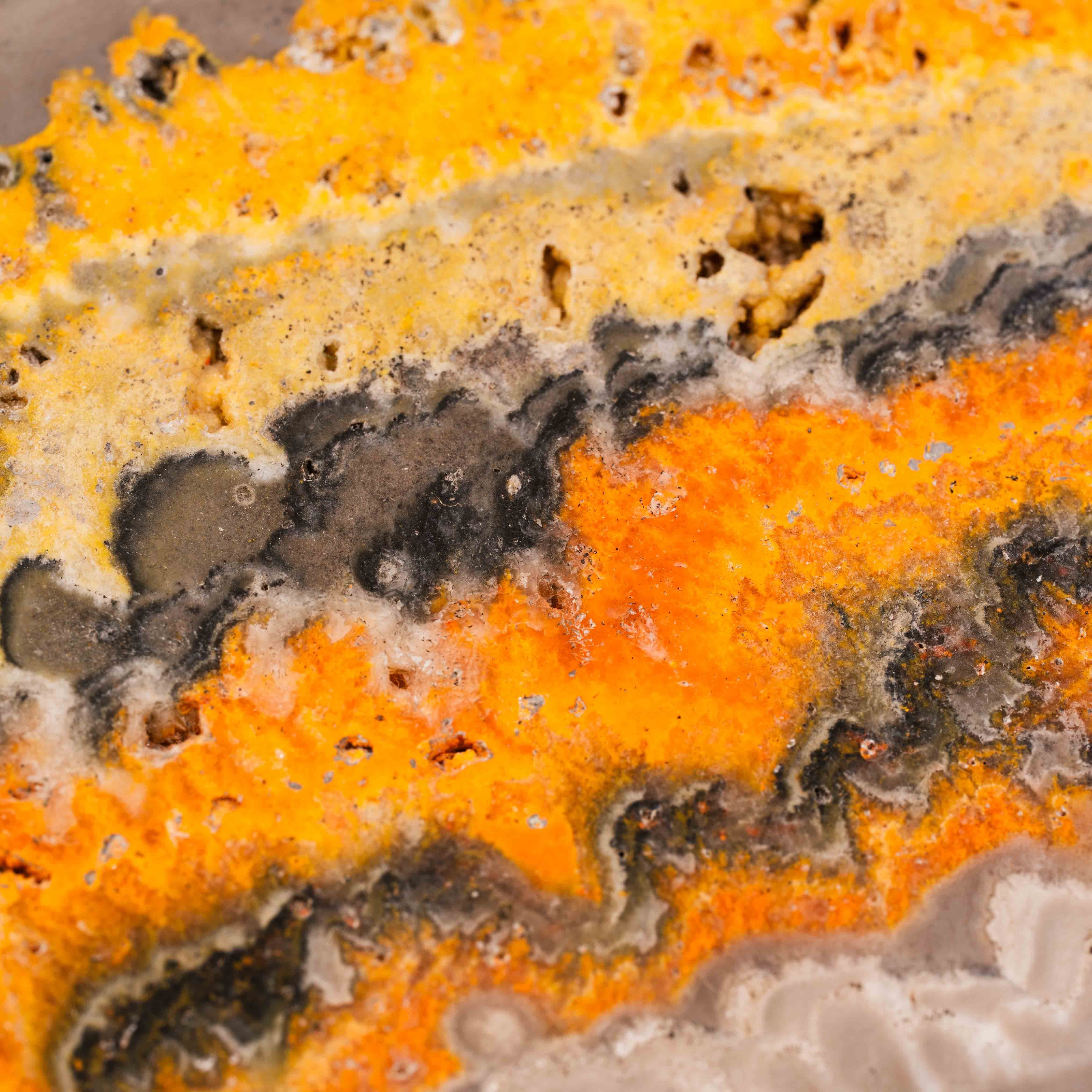 Jasper, Bumble Bee - Slab, Large – Pink Heart Healing