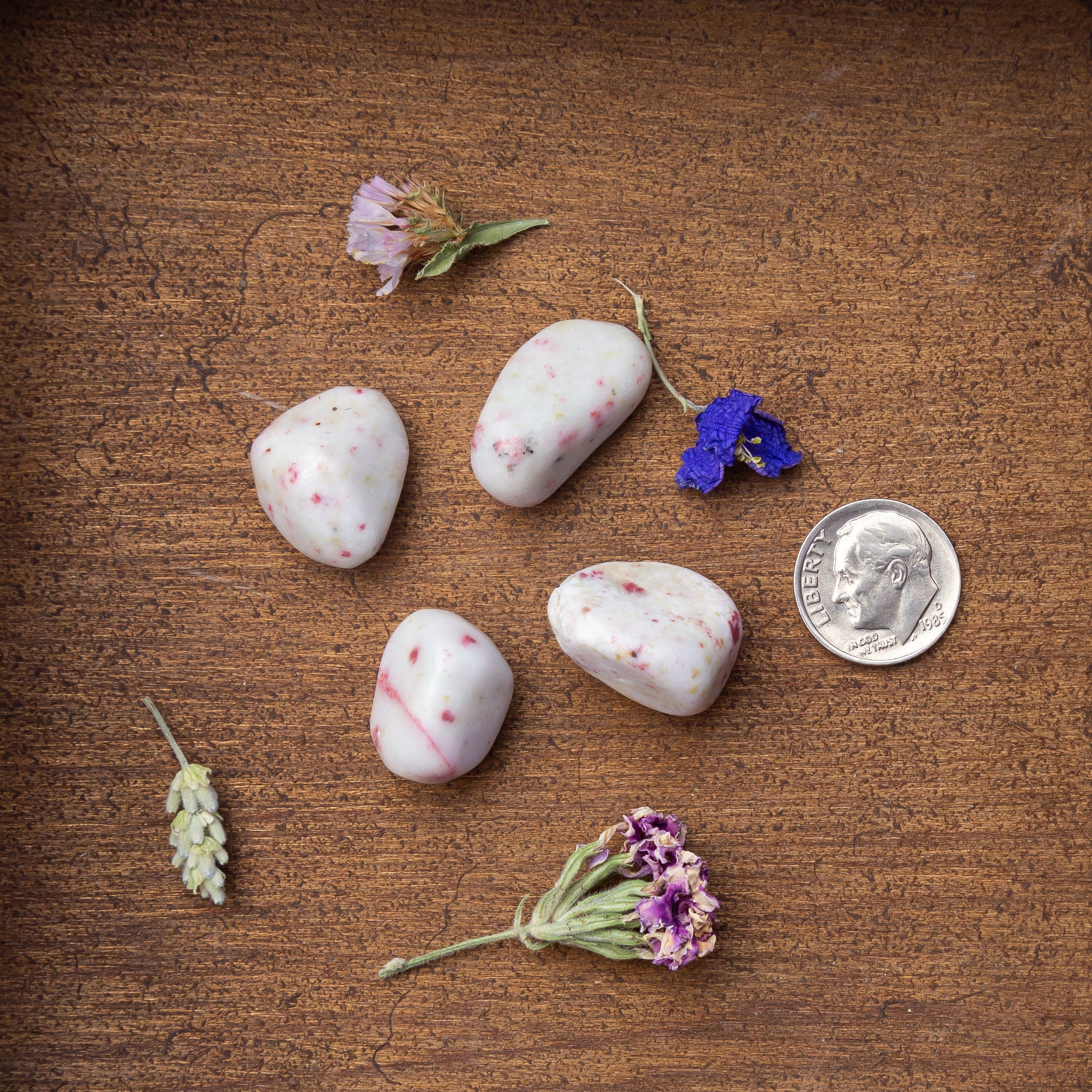 Cinnabite - (Cinnabar in Scapolite Matrix)- Polished, A Grade, Tumbled ...