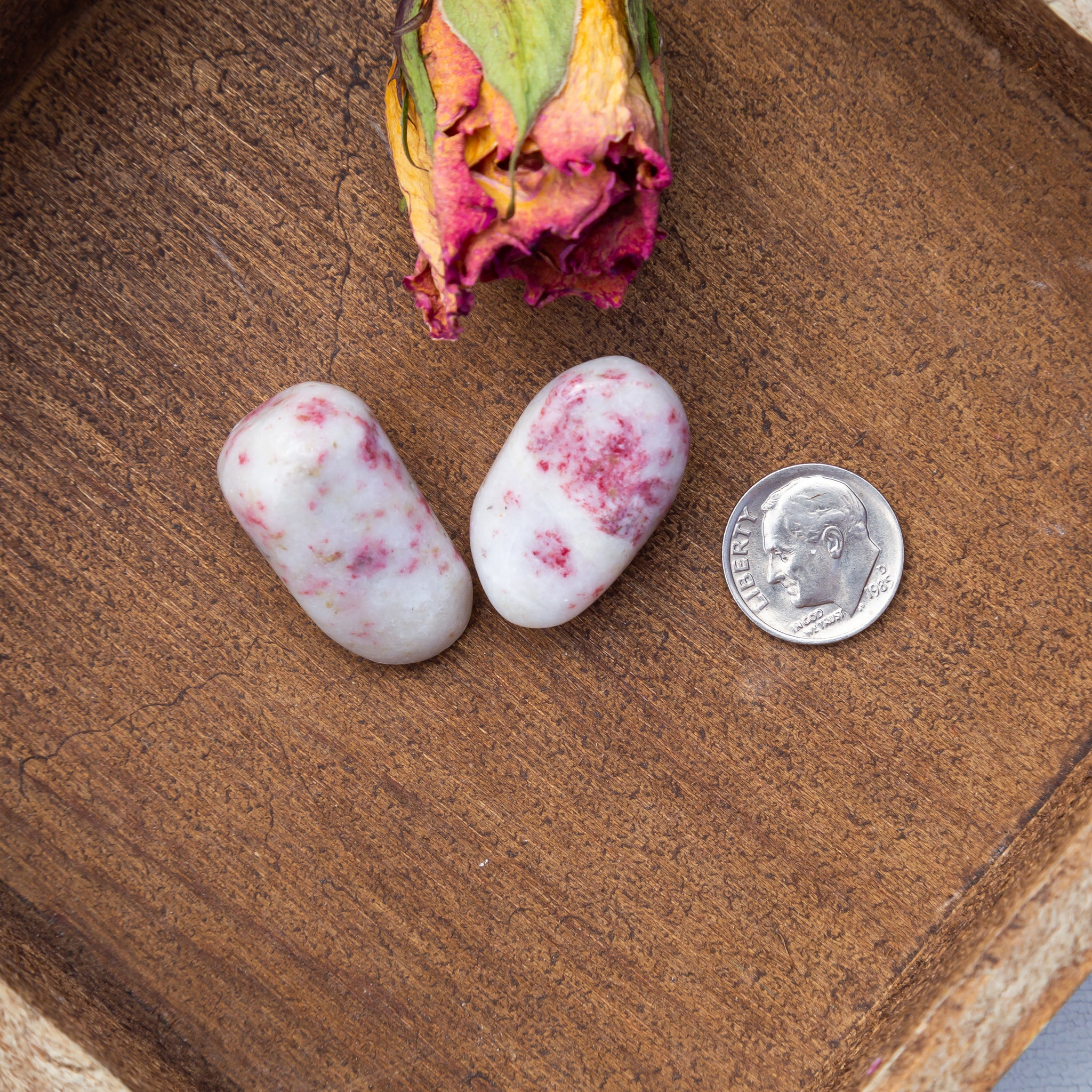 Cinnabite - (Cinnabar in Scapolite Matrix)- Polished, A Grade, Tumbled ...