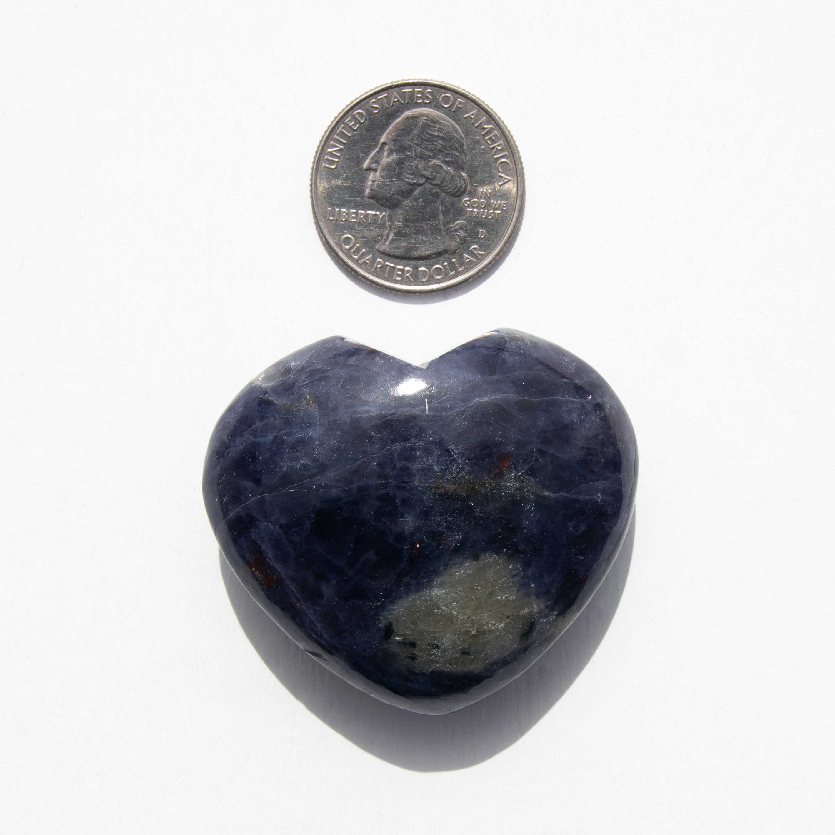 Iolite, Sunstone - Heart – Pink Heart Healing