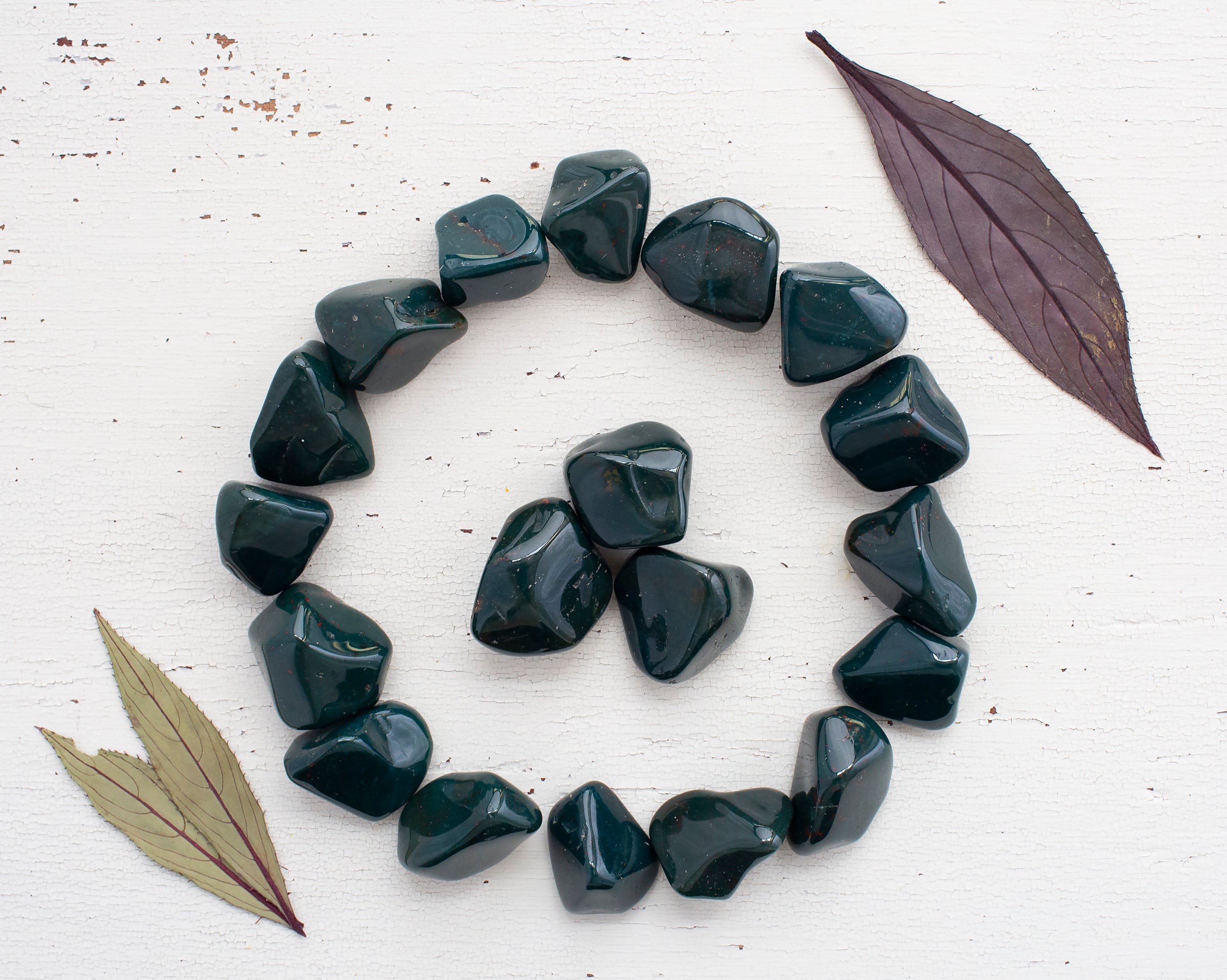 Bloodstone - Tumbled – Pink Heart Healing