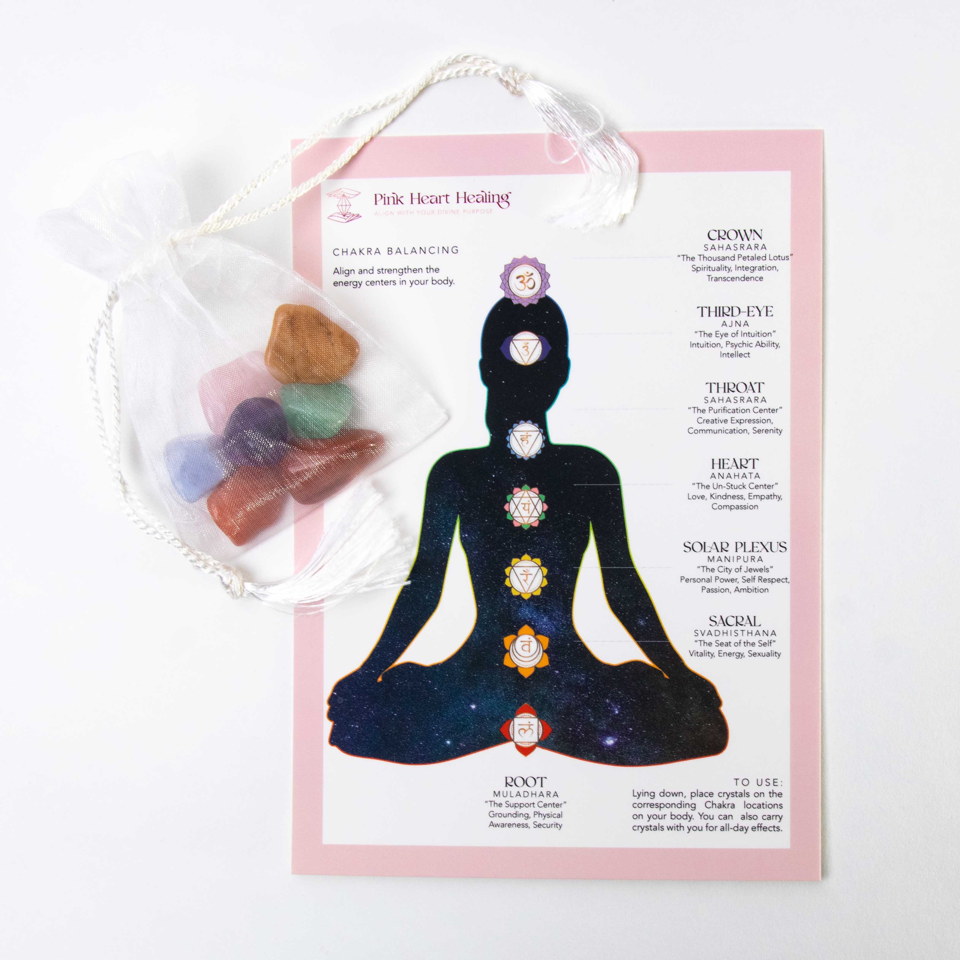 Chakra Healing Gift Set – Pink Heart Healing