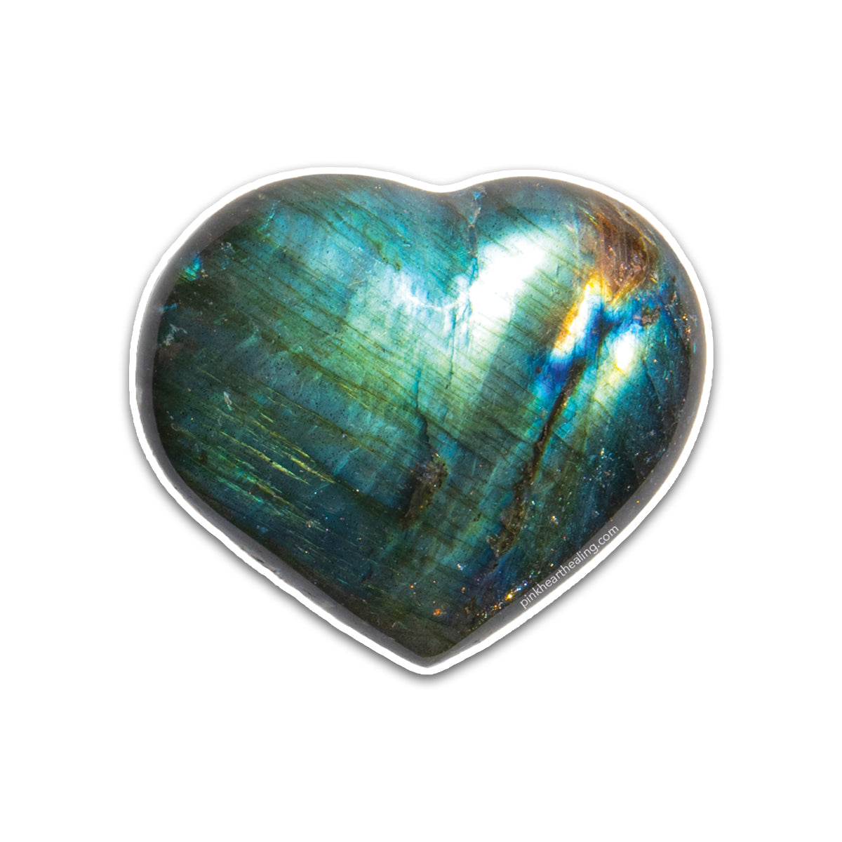 Crystal Stickers – Pink Heart Healing