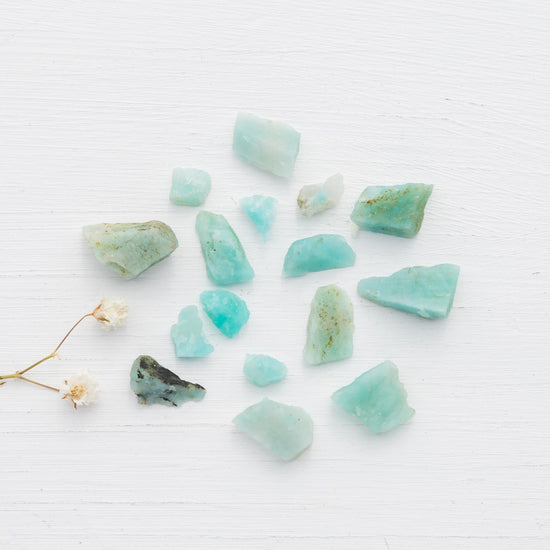 Amazonite - Rough Stones – Pink Heart Healing